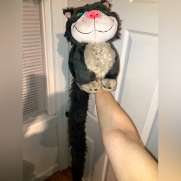 Disney | Toys | Lucifer The Cat Plush With Extra Long Tail | Poshmark